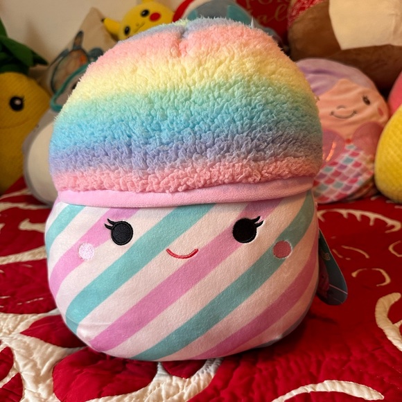 Squishmallows | Toys | 89 Bevin Rainbow Snow Cone Plush Squishmallows ...
